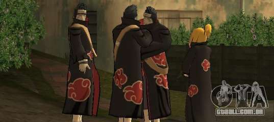 The Akatsuki gang para GTA San Andreas