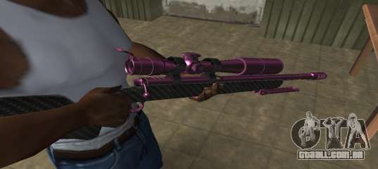 Purple Sniper Rifle para GTA San Andreas