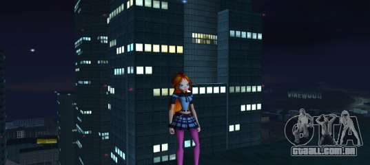 Bloom Rock Outfit from Winx Club Rockstar para GTA San Andreas