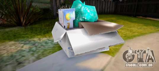 Box with Garbage para GTA San Andreas