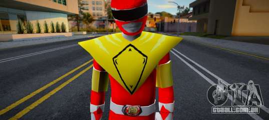 Mighty Morphin Power Ranger skin v7 para GTA San Andreas