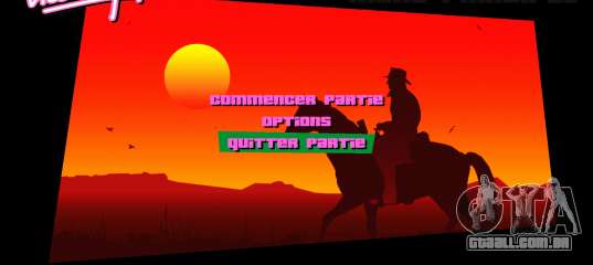 Red Dead Redemption 2 Menu 2 para GTA Vice City