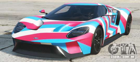 Ford GT Vivid Sky Azul para GTA 5