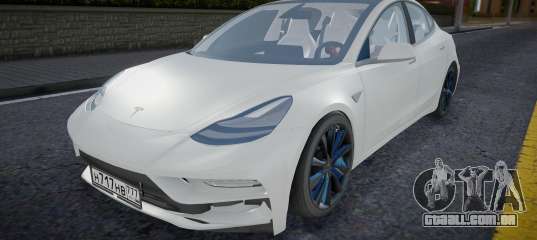 Tesla Model 3 Jobo para GTA San Andreas