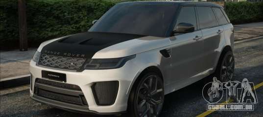 Land Rover Range Rover SVR MT para GTA San Andreas