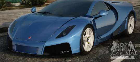 GTA Spano Blue para GTA San Andreas