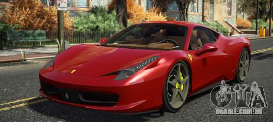 Ferrari 458 Garilo para GTA 4
