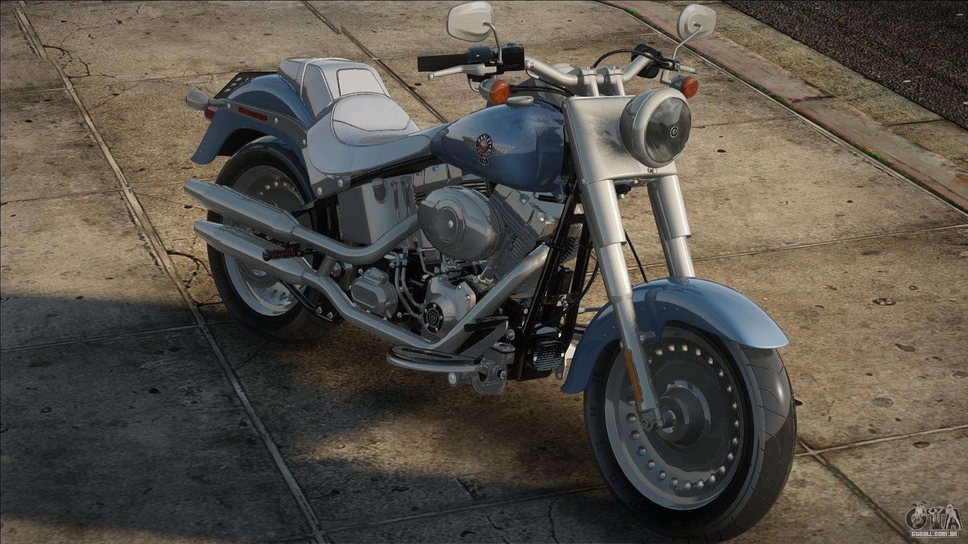 Harley-Davidson FLSTFB Fat Boy para GTA San Andreas