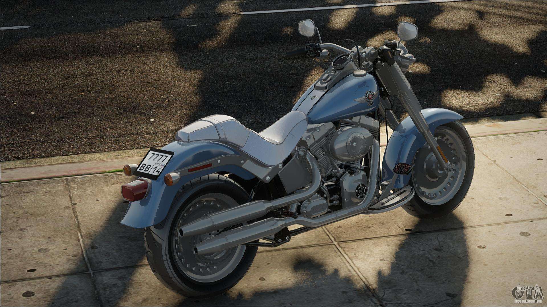 Harley-Davidson FLSTFB Fat Boy para GTA San Andreas